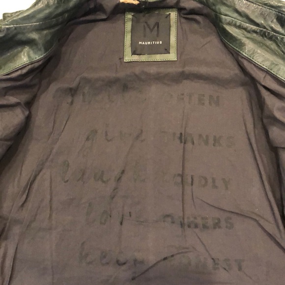 Mauritius | Jackets & Coats | Mauritius Genuine Leather Jacket Nwt ...